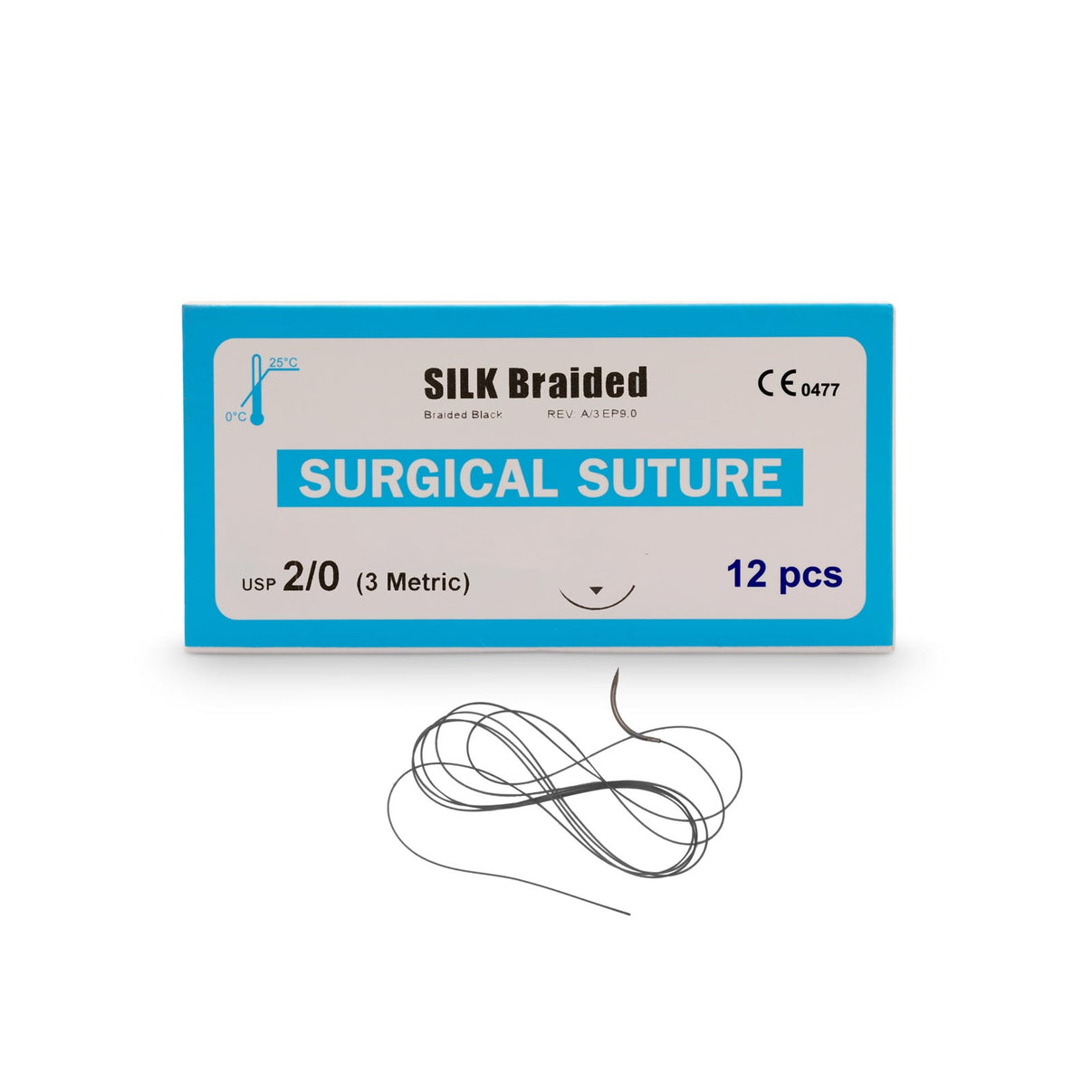 Silk Braided Non-Absorbable Suture – Buydental UAE