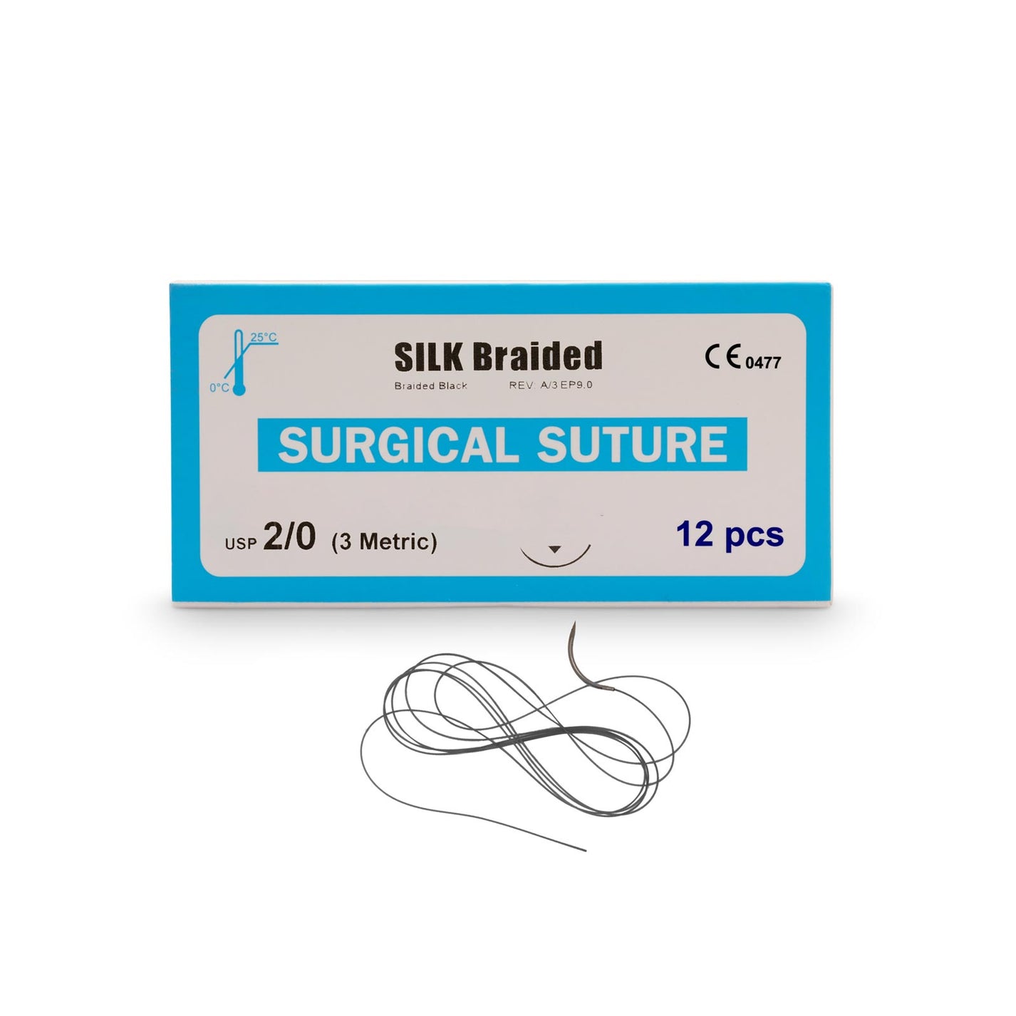 Silk Braided Non-Absorbable Suture – Buydental UAE